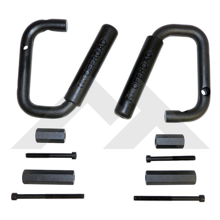Grab Handle Set (Black Steel): RT Off-Road