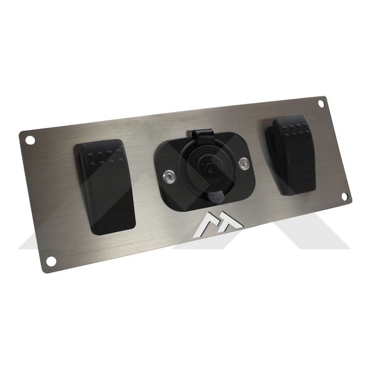 Switch Plate w/ Rocker Switches & Power Socket: RT Off-Road