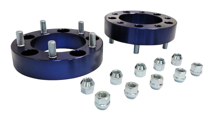 Wheel Spacer Set (Blue): RT Off-Road
