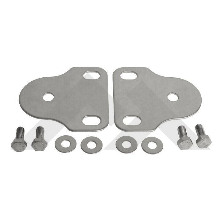 Interior Windshield Mount Brackets (Stainless): RT Off-Road