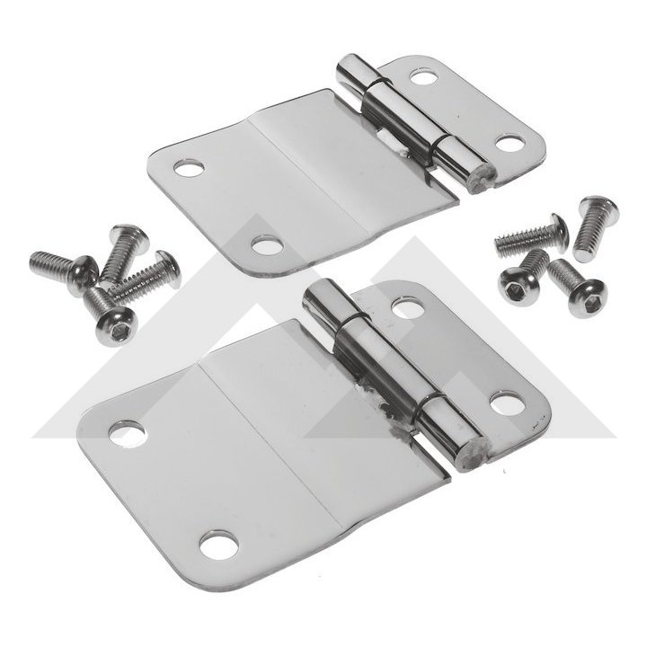 Lower Tailgate Hinges (Stainless): RT Off-Road