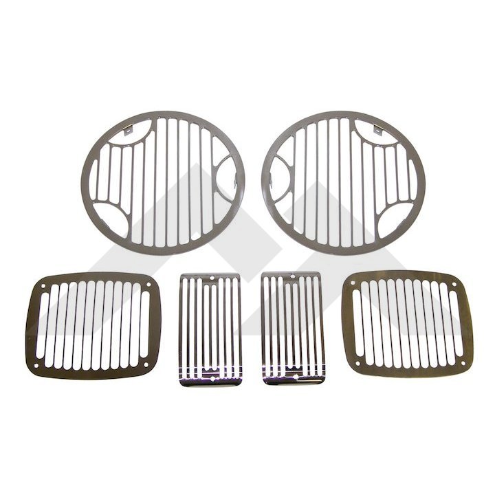 Stone Guard Set (Billet Stainless): RT Off-Road
