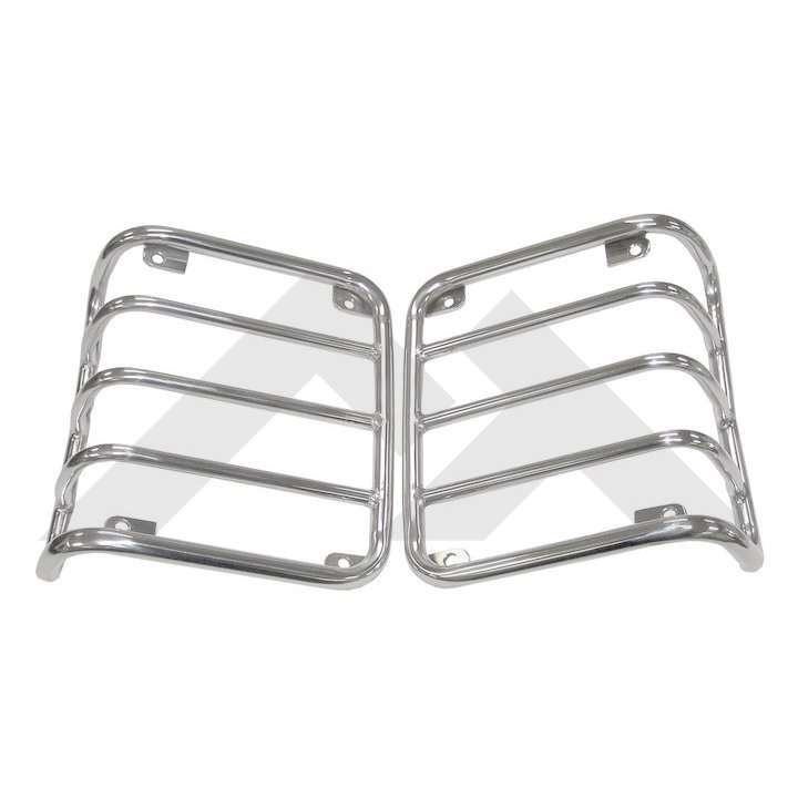 Tail Lamp Guards (Stainless Steel): RT Off-Road
